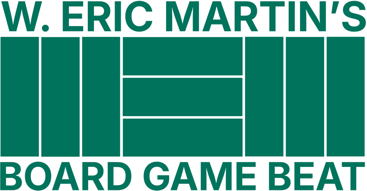 Contact & Follow W. Eric Martin at Board Game Beat
